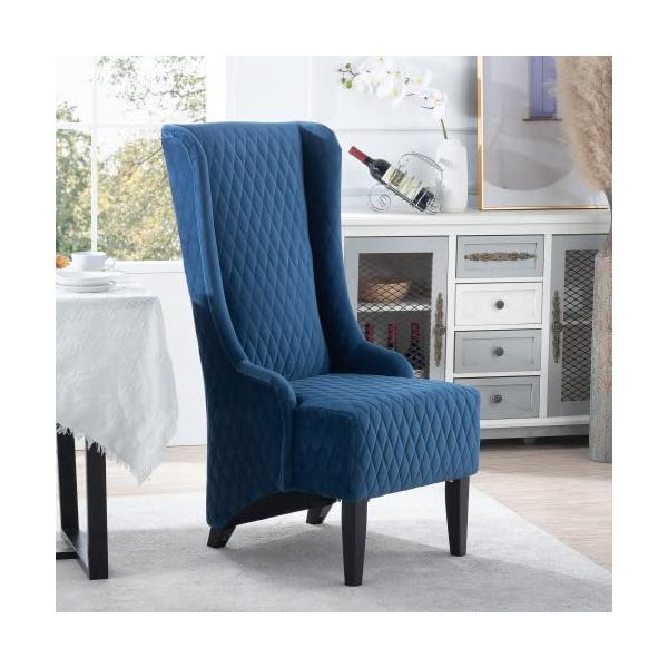 商品名:  High Back Dining Chairs Living Room Chairs, Upholstered Accent Wingback Armchair Muebles para El Dormitorio with 9...