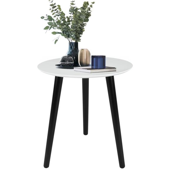 商品名:  Acehome Round End Table, Solid Wood Small Round Side Table, Cute Round Nightstand Accent Table Coffee Table for Li...