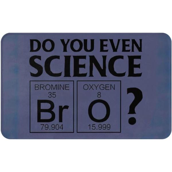 商品名Do You Even Science Bro Non Slip Rubber Backed Entryway Rugs for Indoor Outdoor Entrance Floor Door Mat Dries Quickly...