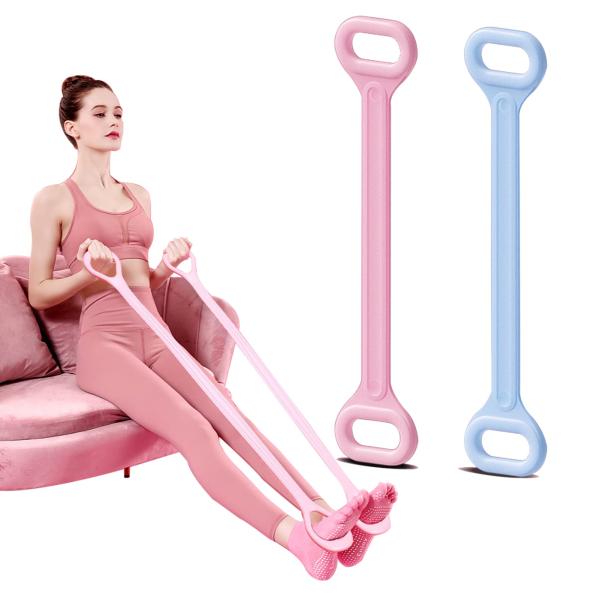 商品名: BetterJonny フィットネスゴムバンド 持ち手付き 腕 背中 肩 ストレッチ バンド レジスタンスバンド レディース 理学療法器具 ヨガ 伸縮性 ワークアウト ストレッチバンド 2個 2Pcs Figure 8 Fitne...