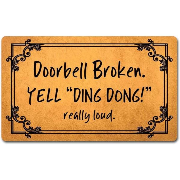 商品名:  SXU Welcome Mats Funny Door Mats for Entrance Way Kitchen Rugs and Mats Front Door Mats Anti-Slip Rugs 16x24inchブラ...