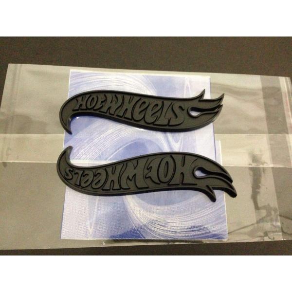 商品名:  2pack Hot Wheels Emblems Badge Hotwheels Deck Lid 3D Raised Letters Emblem Fender ABS Badge Compatible with fits S...