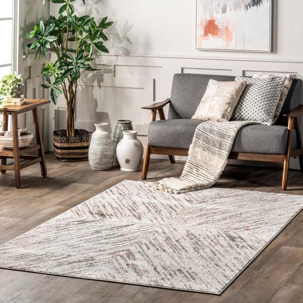 商品名:  nuLOOM Annalisa Contemporary Cross Area Rug, 5x8, Light Greyブランド: nuLOOM商品サイズ: 5 x 8 Feet高さ: 153cm横幅: 13cm奥行: 13cm...