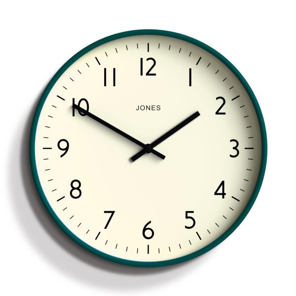 商品名: JONES CLOCKS〓 スタジオラウンド壁掛け時計 - ラウンドクロック - モダンクロック - デザイナークロック - キッチン時計 - リビングルーム時計 - オフィス時計 - 読みやすい文字盤 - 現代的なデザイン - ...