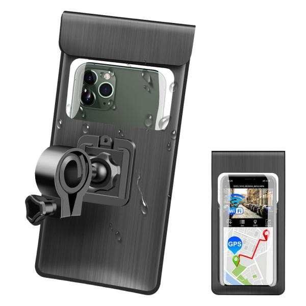 商品名: Range Tour オートバイ/自転車 防水携帯電話ブラケット ダブルシール [クイックインストール] ハンドルバー携帯電話ブラケット 4.7~6.8インチの携帯電話用 Range Tour Motorcycle/Bicycle...