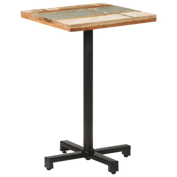 商品名:  Tidyard Bistro Table Reclaimed Wood Tabletop Bar Table with Iron Base Counter Height Pub Table for Kitchen, Dining...