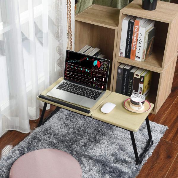 商品名:  FurnitureR Simple Laptop Desk Tray Stand for Study Writing Reading Portable Lap Desk for Bed Sofa Couch Use as Com...