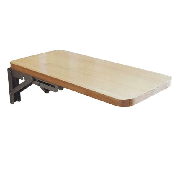 商品名: 木製壁掛け折りたたみテーブルキッチンダイニングテーブルホームオフィスワークラップトップコンピュータデスク、ハンギングドロップリーフ折りたたみ木製本棚学習テーブル、小から大 Wood Wall Mounted Folding Tab...