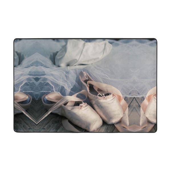 商品名:  Ballet Shoe Print Floor Mat Bathroom Rug Mat Welcome Mat Entry Carpet Mat Universal Door Mat 36"x24"ブランド: FFEXS商品サ...