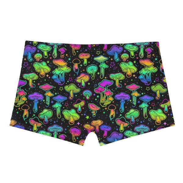 商品名:  YEXIATODO Spandex Shorts Women Girls Butt Lifting Shorts Comfy Colorful Mushroom Print Beach Shorts Fit Booty Shor...