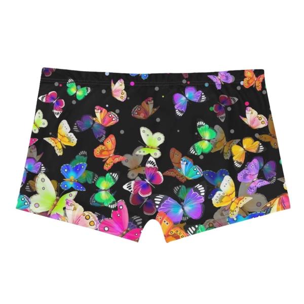 商品名:  YEXIATODO Colorful Butterfly High Waisted Spandex Shorts Women Black Shorts for Women Sweating and Breathable Boot...