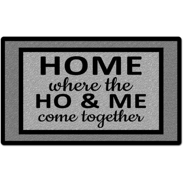 商品名:  SXU Home Where The Ho &amp; Me Come Together Funny Welcome Rug Door Mat Decoration Doormat Entrance Way Non-Slip D...