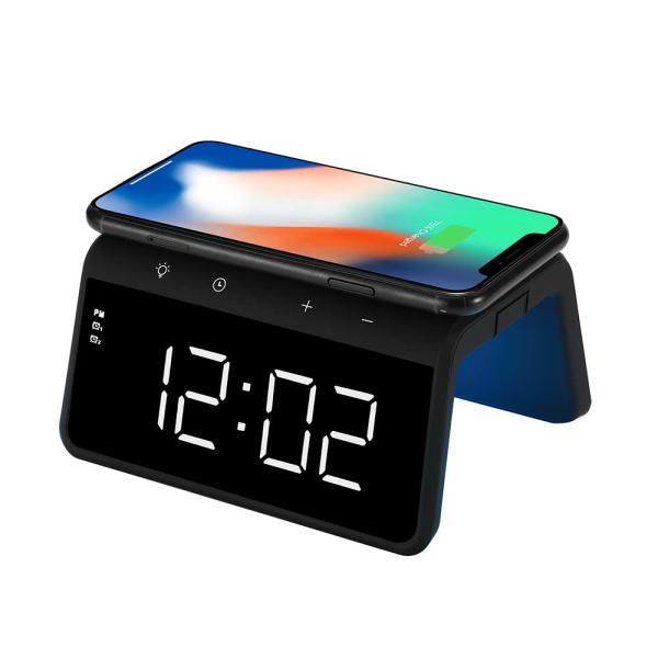 商品名:  Limitless PowerTrio Dual-Mode Digital Alarm Clock with Wireless Charger and 9-Mode LED Light (Black)ブランド: Limitles...