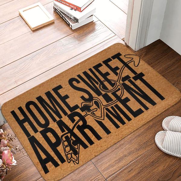 商品名:  Door Mat 24 X 16 Inch Housewarming Gift Home Sweet Apartment Funny Indoor Outdoor Entrance Doormat Non Slip Welcom...