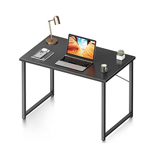 商品名: Coleshome 32インチ コンピューターデスク モダンでシンプルなスタイルのデスク ホームオフィス 勉強 学生 ライティングデスク ブラック Coleshome 32 Inch Computer Desk, Modern S...
