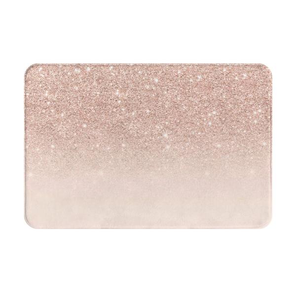 商品名:  Front Door Mats Rose Gold Gradient Color Block Door Mat Outdoor Indoor Welcome Mats, Non Slip Resist Dirt, Durable...