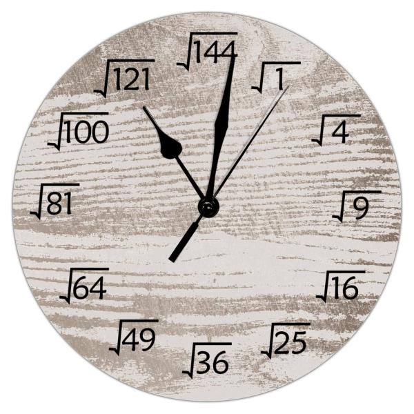 商品名:  LetusZhogo Classroom Wall Clock 10 Inch, Math Themed Modern Creative Mathematics Wall Clock, Silent Non-Ticking Qu...