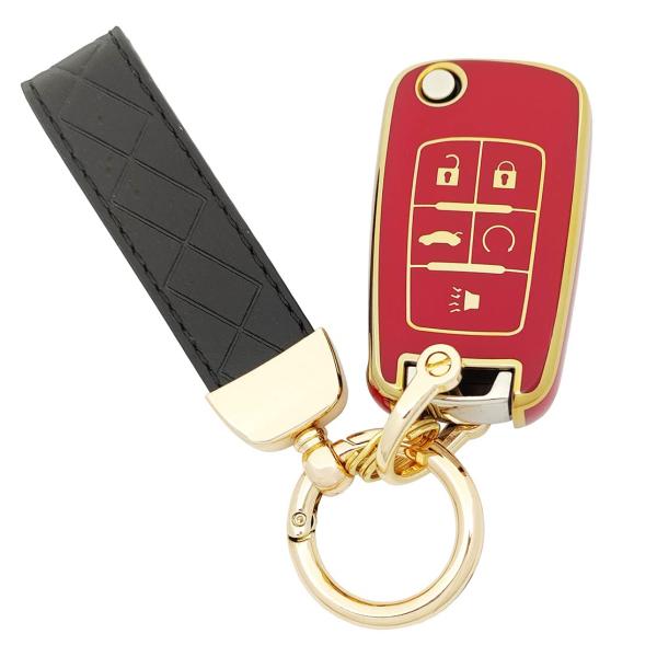 商品名: AYGUCEKE TPU保護キーフォブカバーケース 2010-2019 Chevy Equinox、2011-2016 Cruze Malibu Camaro Trax Impala Sonic Buick Lacrosse Re...