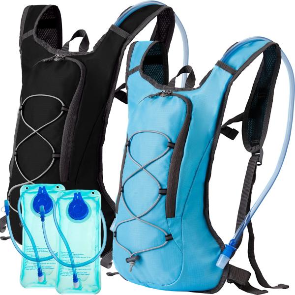 商品名:  Wesiti 2 Pack Hydration Backpack Pack with 2 Pcs 2L Hydration Bladder Hiking Backpack with Water Bladder Running W...