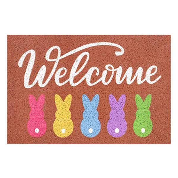 商品名:  TUNKENCE Easter Doormat Easter Eggs Rabbit Entryway Front Porch Rugs Anti-Skid Bottom Floor Indoor Outdoor Carpet ...