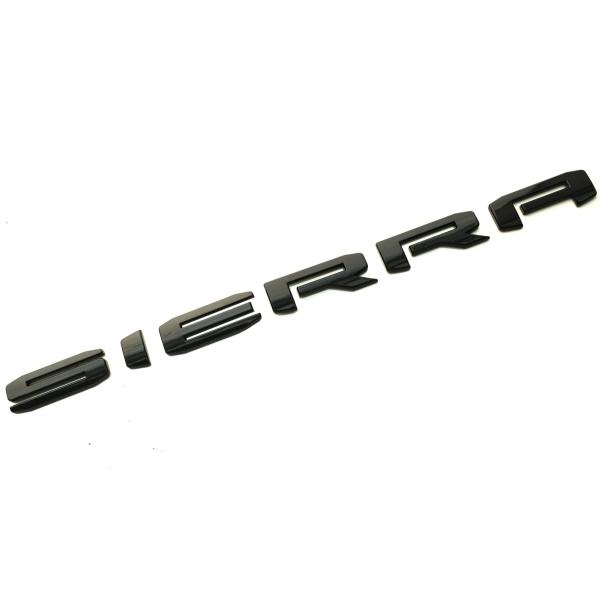 商品名:  1pc 2019 2020 2021 Sierra Letters Emblems 3D Pickup Badge NAMEPLATE Tailgate Logo Stickers Replacement for AT4 Den...