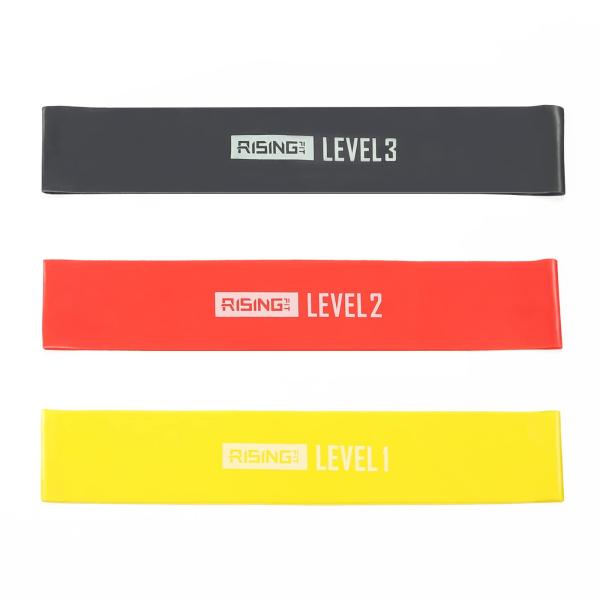 商品名:  RISINGFIT Loop Resistance Exercise Bands with Instruction Guide - Set of 3 Different Levels Exercise Resistance Ba...