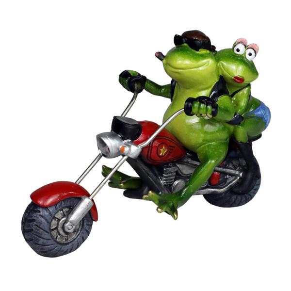 商品名:  ＫＬＫＣＭＳ Novel Motorcycle Frog Miniature Figure Resin Terrace Lawn Statue Craftsブランド: ＫＬＫＣＭＳ商品番号: 素材: Resin海外の輸入品ショッ...