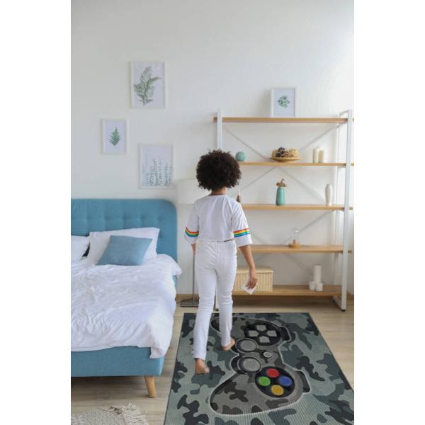 商品名:  Textattr20 Rug for Game Room Men, Small Washable Game Controller Carpet Rug for Boys Room, Non-Slip Area Rugs for ...