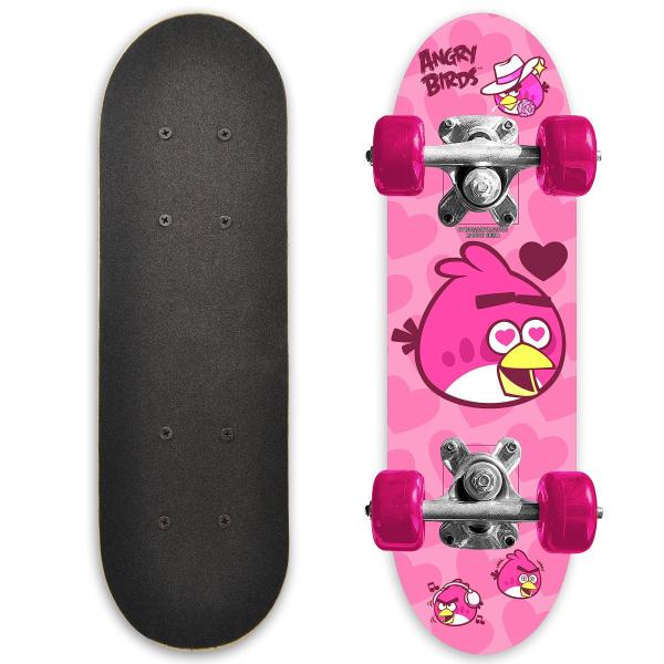商品名:  Kids Beginner Micro Skateboard Angry Birds - Learn Skateboarding in Style - Mini Wooden Cruiser Board Cool Graphic...