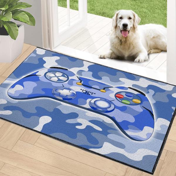 商品名:  Gamer Area Rugs Gaming Carpets for Boys Kids Gamer Room Decor Non-Slip Game Rug Floor Mat Throw Home Game Room Cam...
