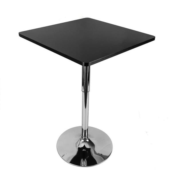 商品名:  Bar Table Bar Table 60x60cm Square Bistro Table Hen Adjustable 70-90cm,Suitable for Living Room, Dining Room, Bist...