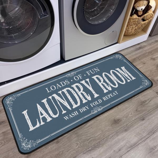 商品名:  ROMAMIGO Laundry Room Rug Runner Non Slip Laundry Mats Mudroom Runner Farmhouse Kitchen Floor Mat Bathroom Laundry...