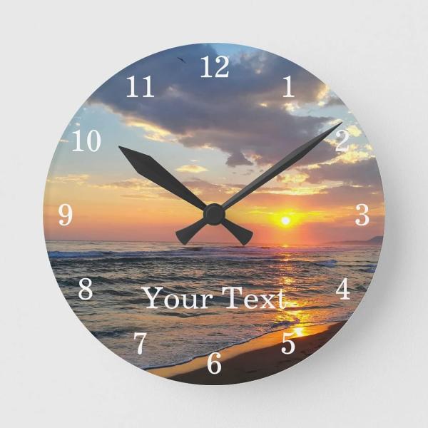 商品名Aruzdey Custom Photo and Text Personalized Wall Clockブランド：Aruzdey商品サイズ：One Size高さ：4.3 cm横幅：26 cm奥行：28 cm重量：4999 g商品番号...