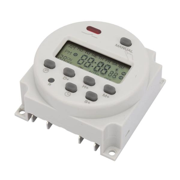商品名:  Small Type 7 Days Programmable,Yctze microcomputer 24 Hour Time Relay Switch Programmable Device Timer LCD Display...