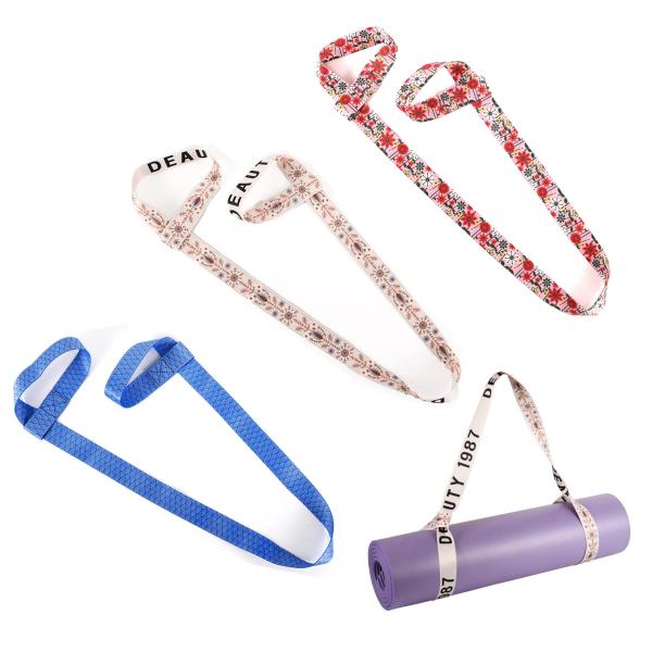 商品名: GAITWIN ヨガマットキャリーストラップ 調節可能なマットホルダー スリングストラップ 丈夫なストレッチエクササイズバンド ヨガ ピラティス エクササイズ フィットネス ダンス スタジオ用 3個, マルチカラー, Large ...