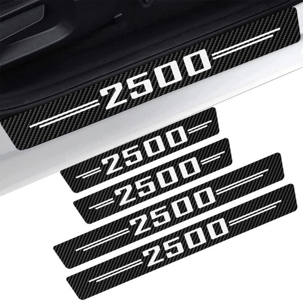 商品名:  4Pcs Car Door Sill Protector for 2500, Car Door Sill Guards Reflective Carbon Fiber Door Sill Stickers, Scuff Plat...