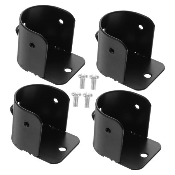 商品名:  Operitacx 4pcs Closet Flange Code Shelving Brackets Closet Pole Iron Wardrobe Rod Socket Closet Pole Socket Closet...