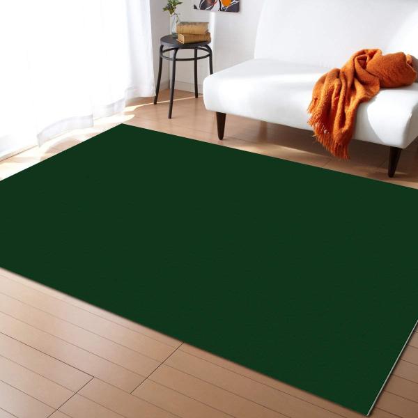 商品名:  Rugs for Living Room, Simple Solid Color Dark Green Area Rug 2x3ft, Non-Slip Comfy Carpet for Bedroom Decor, Area ...