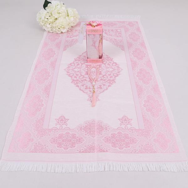 商品名:  Islamic Elite Favors Personalized Muslim Lightweight Travel Prayer Rug Beads Set, Prayer Mat Tasbeeh Set, Ramadan ...