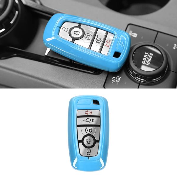 商品名: RT-TCZ キーフォブケースカバー キーホルダー 保護シェル アクセサリー フォード F150 &amp; Explorer 2018-2023用 フォード ブロンコ &amp; ブロンコ スポーツ 2021-2023用 ライト...