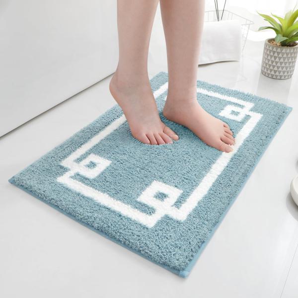 商品名:  HOMEIDEAS Bathroom Rugs Bath Mat, Soft and Water Absorbent Bath Rug, Non-Slip Fluffy Soft Plush Microfiber Shower ...