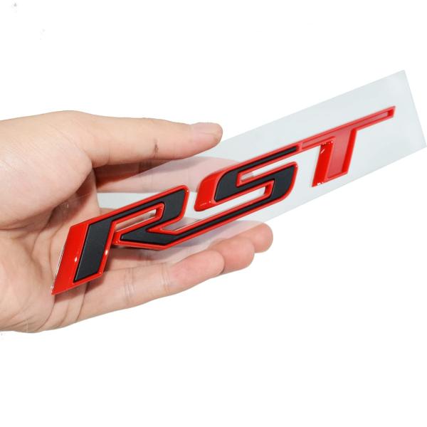 商品名:  1Pc Rear Tailgate RST Emblem 3D Letter Badge Replacement for Silverado Tahoe Yukon 2019-2021 (Red Trim)ブランド: Gener...