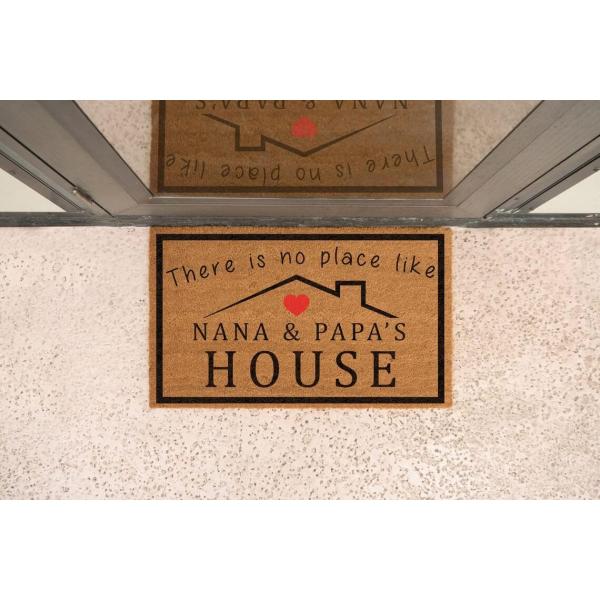 商品名There's No Place Like Nana and Papa's House Bathroom Rugs Soft Bath Rugs Non Slip Washable Cover Floor Rug Absorbent ...