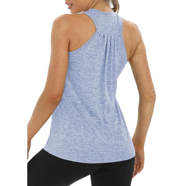 商品名:  Bestisun Womens Activewear Exercise Muscle Tank Running Tank Tops Pilates Shirt Workout Tank Tops Loose fit Racerb...