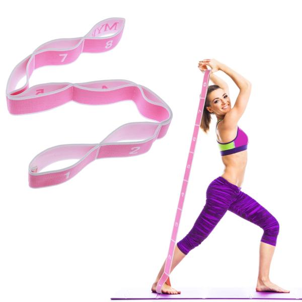 商品名:  Abeillo Yoga Straps for Stretching Equipment, Elastic Stretching Strap with Loops, Stretch Band for Physical Thera...