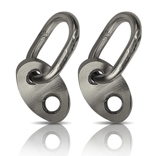 商品名: NOVINO 7100 リフティングブラケットセット 2セット 5,500ポンド エンジンリフトブラケットキット ロードレベラーとリフティングスリング用 (ブラック) NOVINO 7100 Lifting Brackets Se...