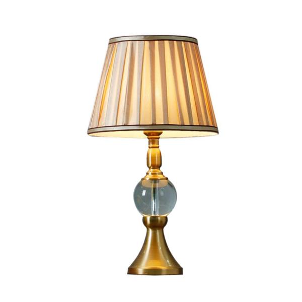 商品名:  ATAAY Table Lamps,Decorative Desk Lamp, Suitable for Cafe Dining Table Transparent Big Crystal Ball Chrome Copper ...