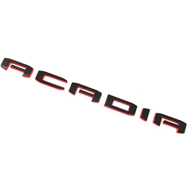 商品名1x Fits Acadia Front Door or Rear Liftgate Fender Sticker 3D Badge Nameplate Logo Emblem Replacement for 2019-2021 GM...