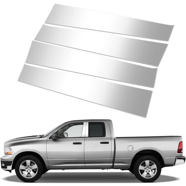 商品名ACLONG Silver Pillar Posts Window Trim Anti Scratch Stickers Door Pillar Moldings Cover Set Compatible with 2009-2018...