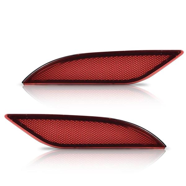 商品名:  CROSSDESIGN Rear Bumper Reflector Set Compatible with Chevy Malibu 2016 2017 2018 2019 2020 2021 Rear Left &amp; R...